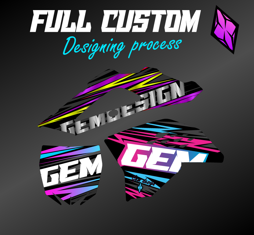 Full custom graphics -Gemdesign